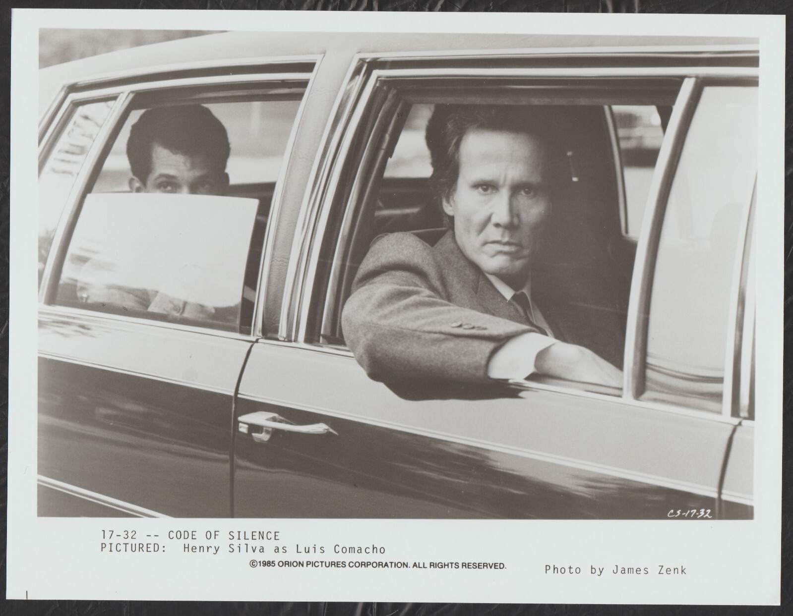 Code Of Silence ’85 RON HENRIQUEZ HENRY SILVA CAR RARE | eBay