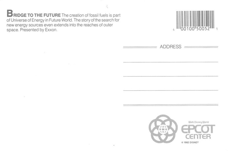 Fl Energy Epcot Center Disney World Fl Continental Size Postcard 4" by ...