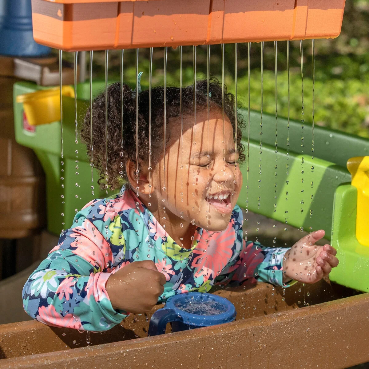PLAYHOUSE STEP 2 TWO CHILDRENS WATER PLAY TABLE PLAYSET FUN OUTDOOR ...
