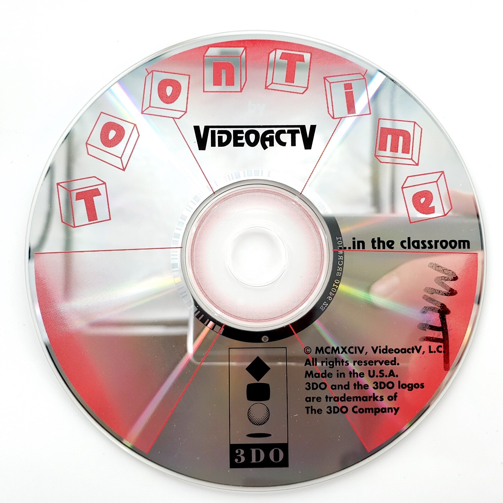 ToonTime...In The Classroom (3DO) Disc Only Great Condition Tested ...