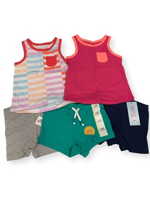 Cat & Jack Girls Summer Bundle 5 pieces-12M (NWT) | eBay