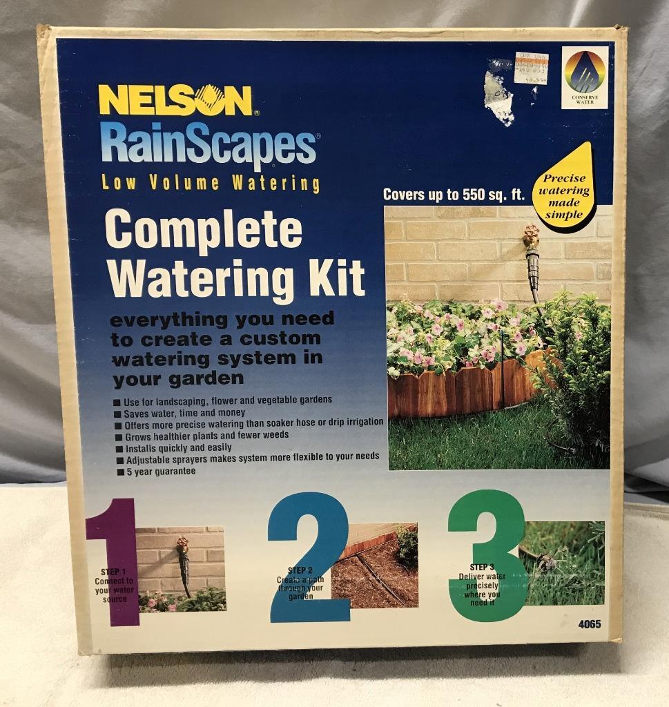 NELSON RainScapes Low Volume Watering COMPLETE KIT for Custom Garden ...