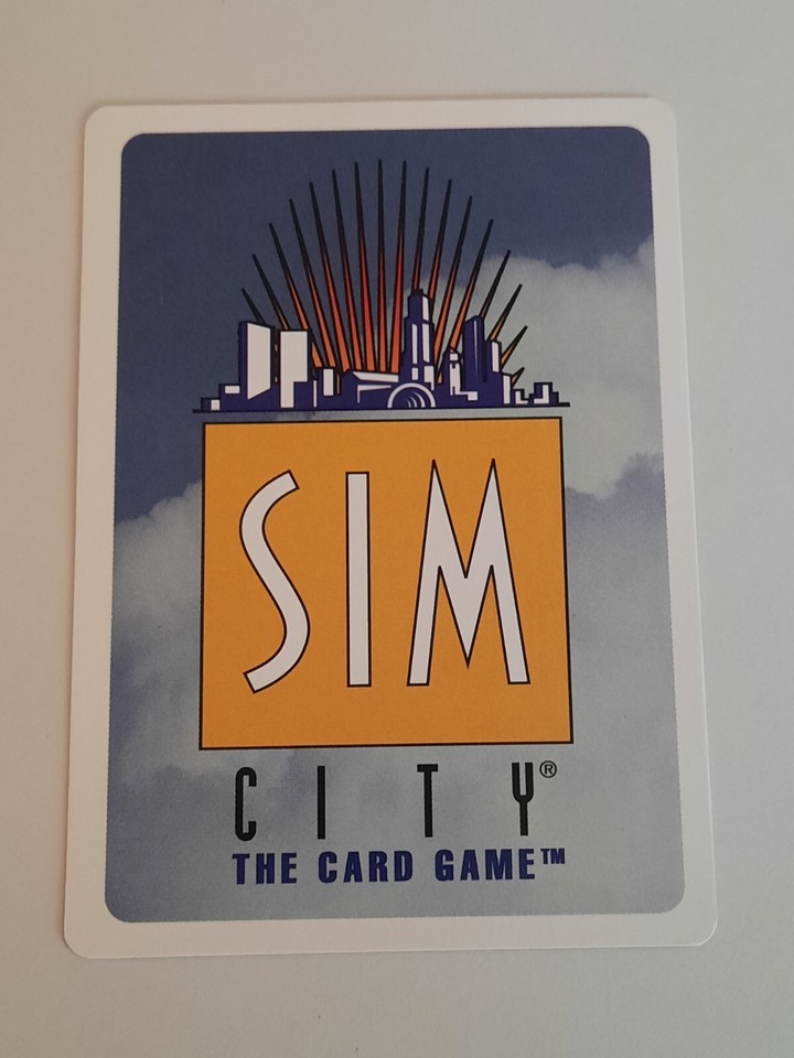 Sim City Card Game 1994 ADVANCE COMICS Corporate Headquarters PROMO ...