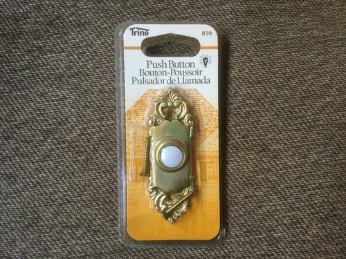 Vintage Trine Push button lighted doorbell #859 (new, sealed) | eBay