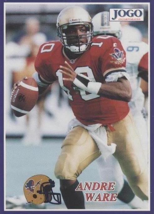 1995 Jogo CFL - Andre Ware #250 for sale online | eBay