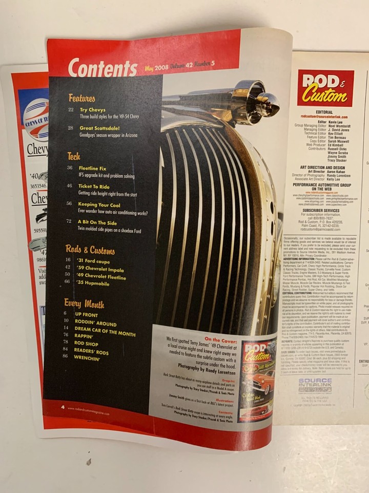 Rod & Custom Magazine #5 - May 2008 - Vol.42 | eBay