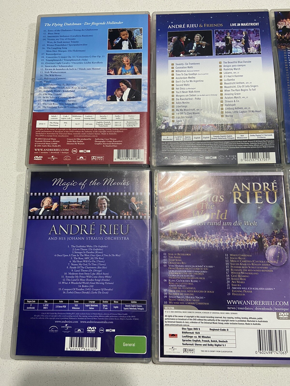 Andre Rieu DVD Very Good Condition Free Domestic Postage Bundle of ...