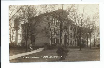 Real Photo Postcard Post Card Waterloo Wisconsin Wis Wi School | eBay