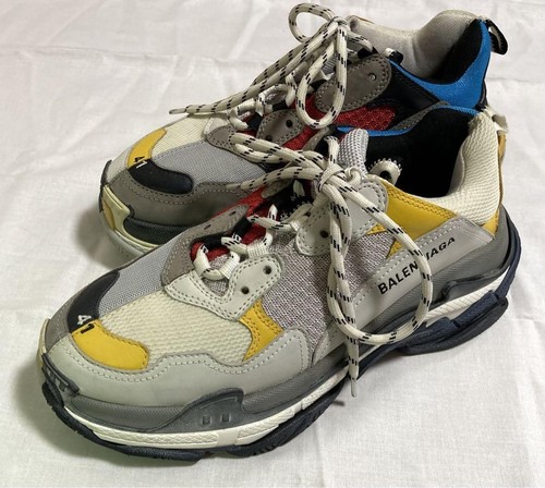 BALENCIAGA Men 9.0US Triple SizeS Triples Tricolor | eBay