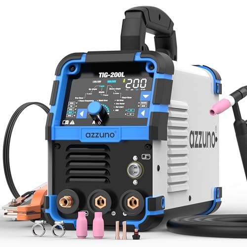200A TIG Welder With Pulse Cold, 5-in-1 DC HF TIG/PULSE TIG-200L Pulsed ...
