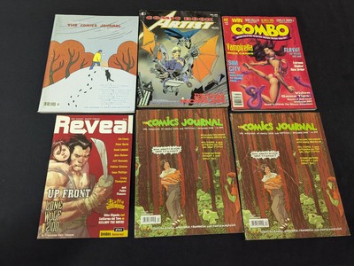 Comic Magazines Lot! Lot of 6! Combo Magazine, The Comic Journal! | eBay
