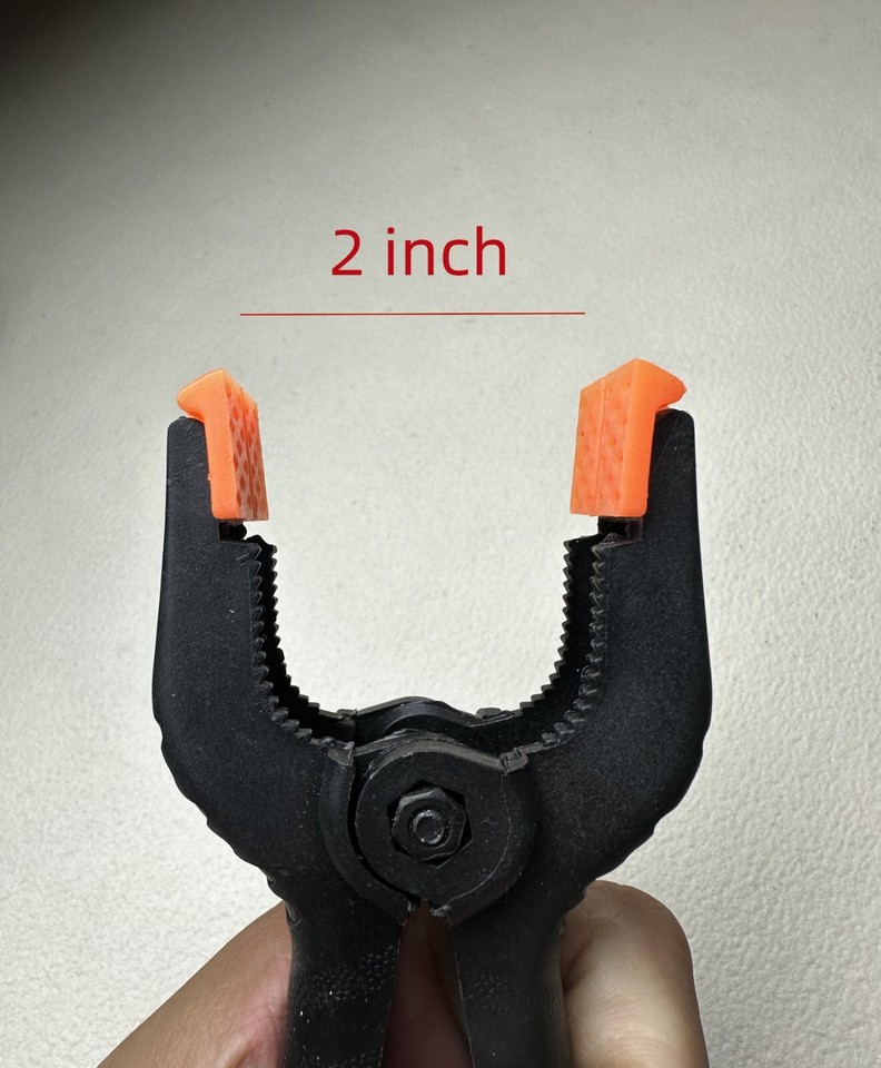 4" inch Heavy Duty Plastic Spring Clamps Tips DIY Small Tool Clip 2 ...