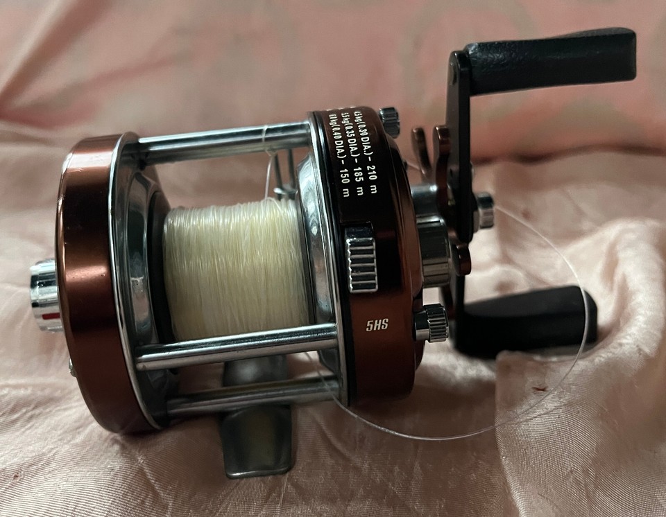 VINTAGE 1980s DIAWA MILLIONAIRE 5HS BAITCAST FISHING REEL NEVER USED ...