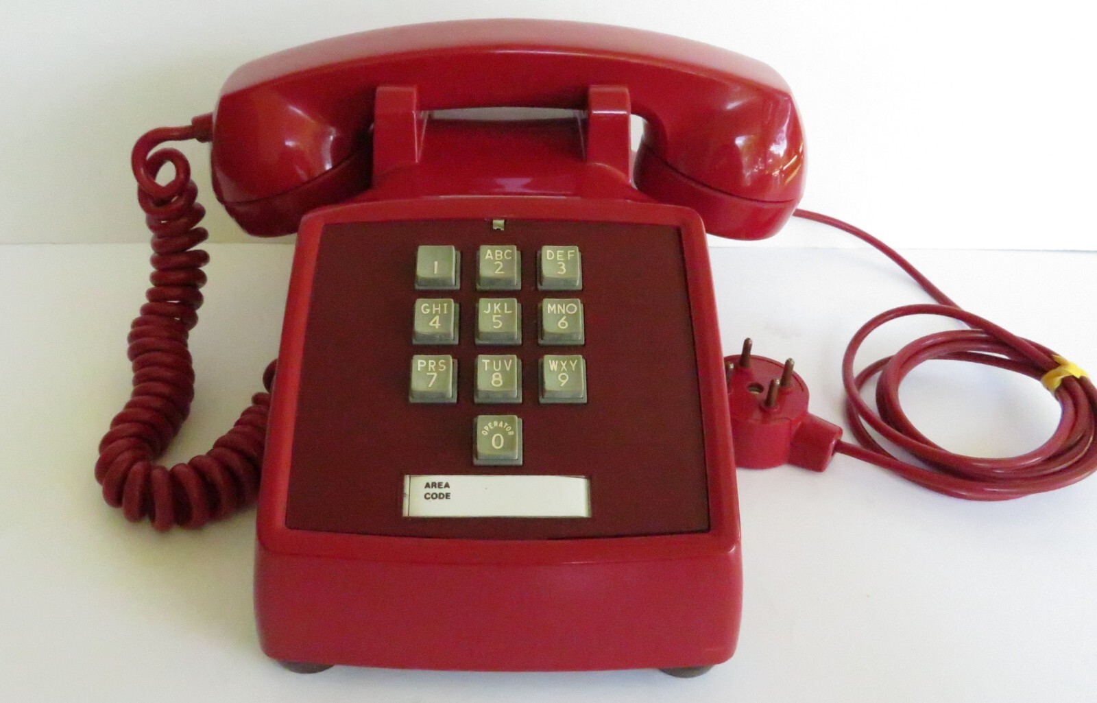 Vintage Western Electric 10 Button Desk Phone RED 1500 | eBay