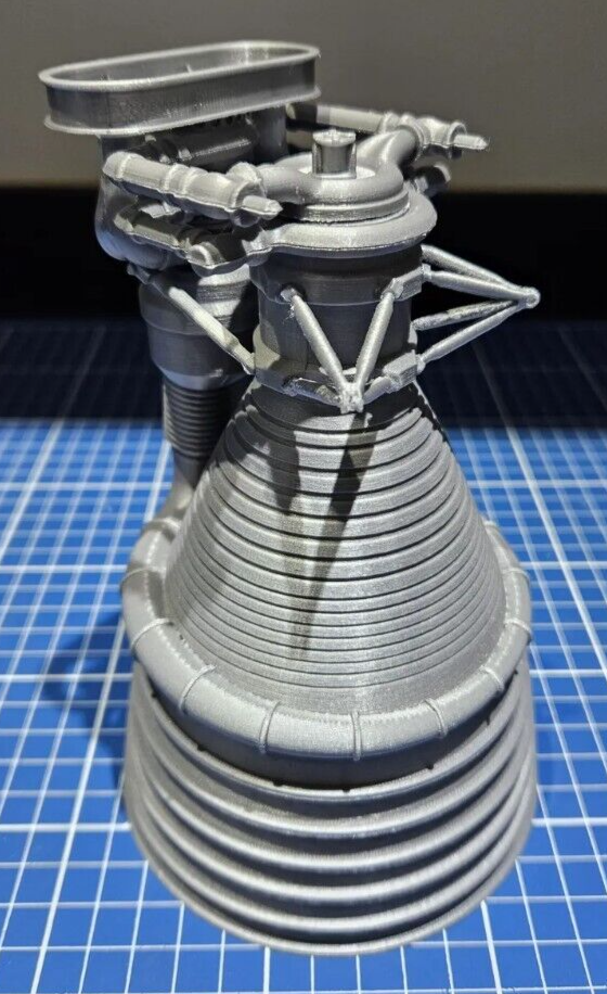 LARGE Saturn V 1/35 scale (18cm) F1 rocket engine model NASA | eBay