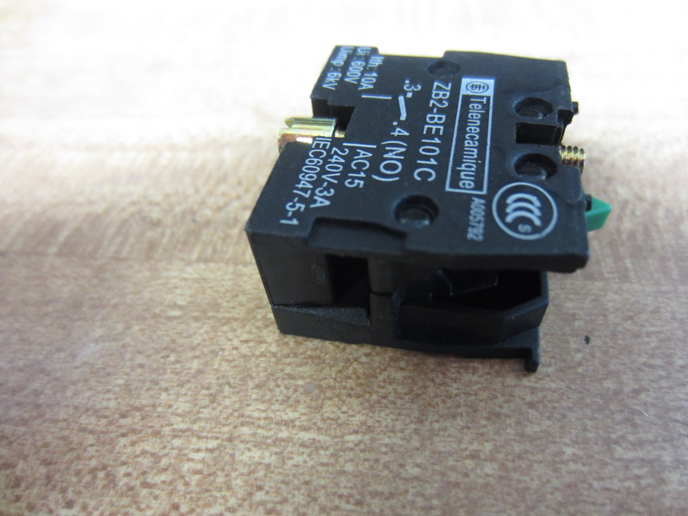 Telemecanique Zb2-be101c ZB2BE101C Push Button Contact Block for sale ...
