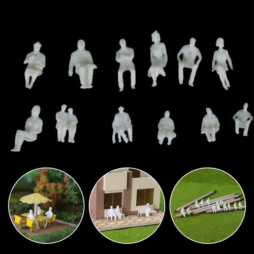 High Quality Model Person Painted Figures White High 40mm Kit People ...
