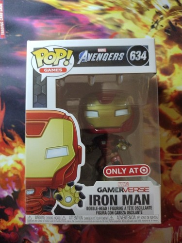 Funko Pop Games! Marvel Avengers#634 GAMER VERSE IRON MAN Target ...