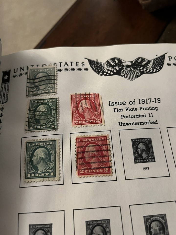 Vintage The Premier World Postage Stamp Album with 953 stamps | eBay