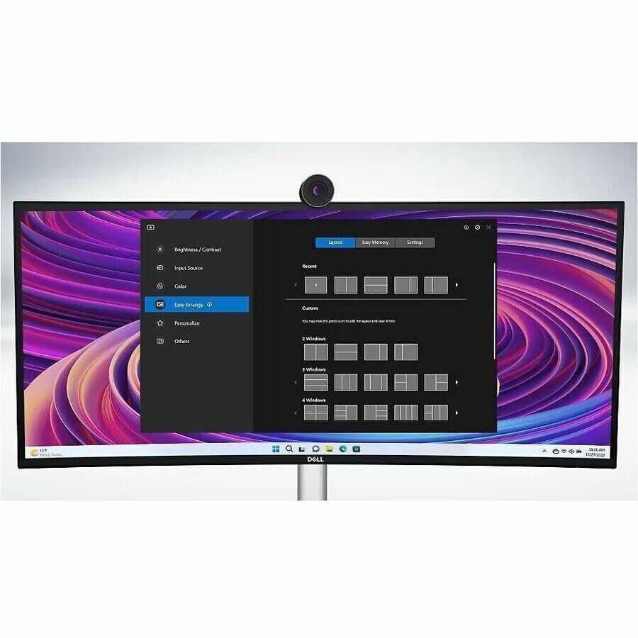 Dell DELL-U3824DW 38" Ultra WQHD+ Curved LED Monitor 3840x1600 HDI- DP ...
