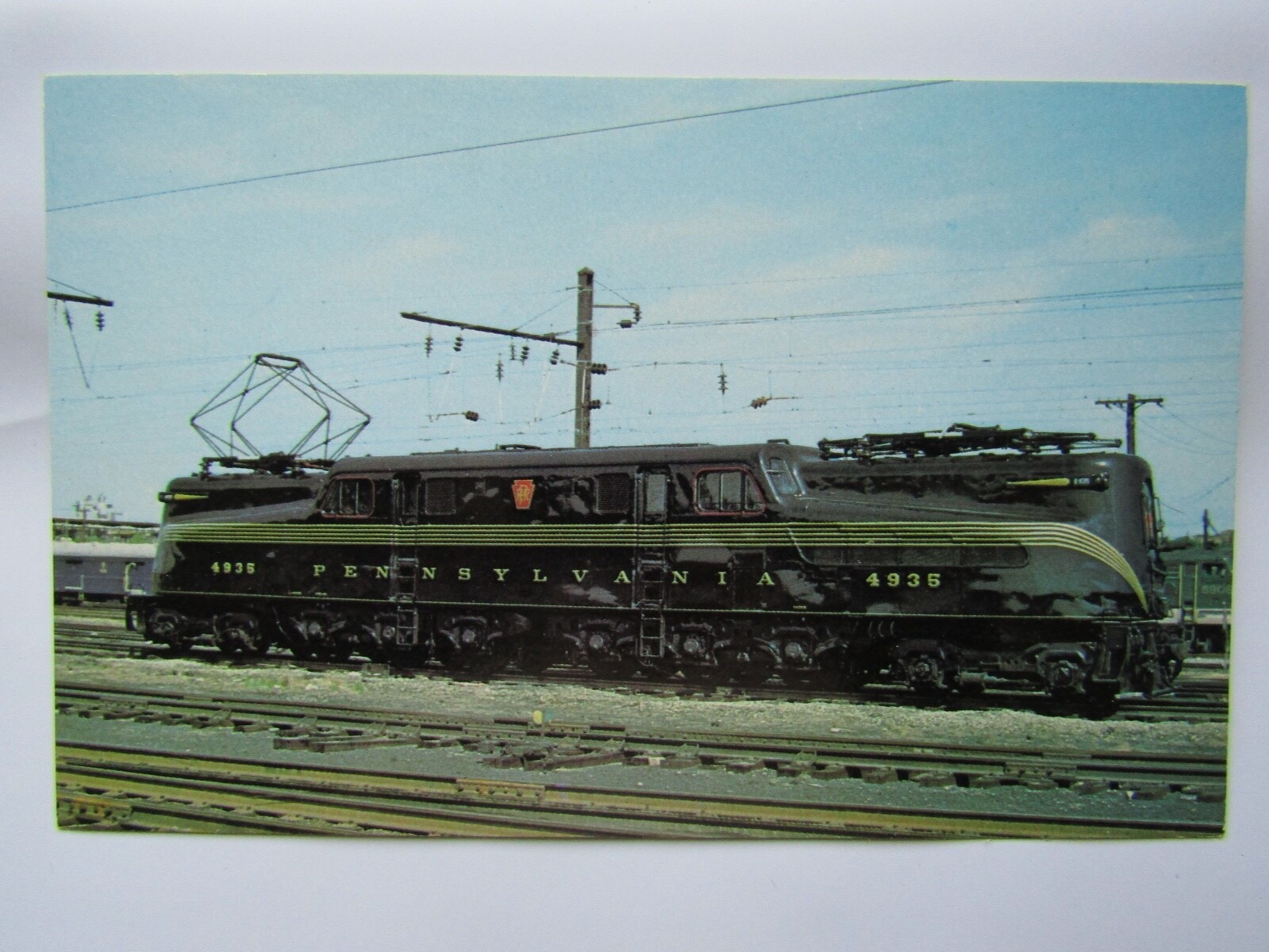 Pennsylvania 4935 Amtrak GG1 Train Railroad Postcard Unposted Chrome ...