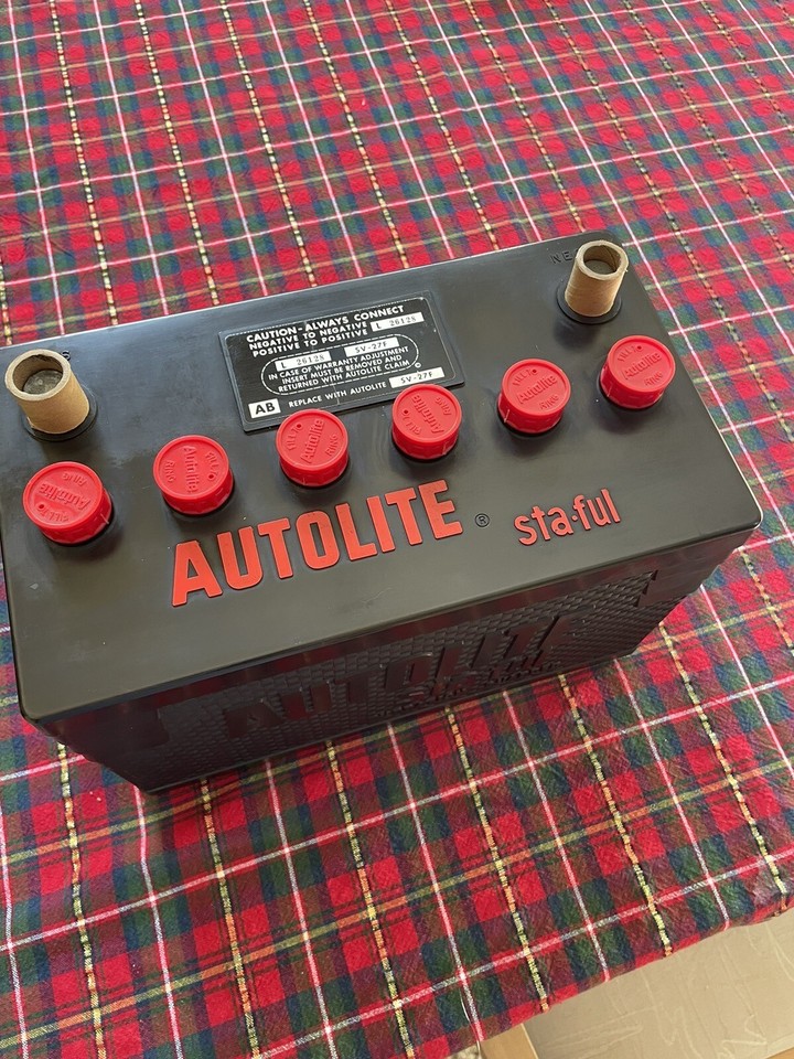 Autolite SV-27F sta.flu reproduction Lead Acid Battery for big block ...