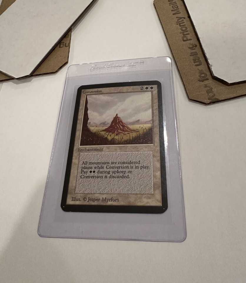 MTG Magic the Gathering Limited Edition Alpha CONVERSION Uncommon MINT ...