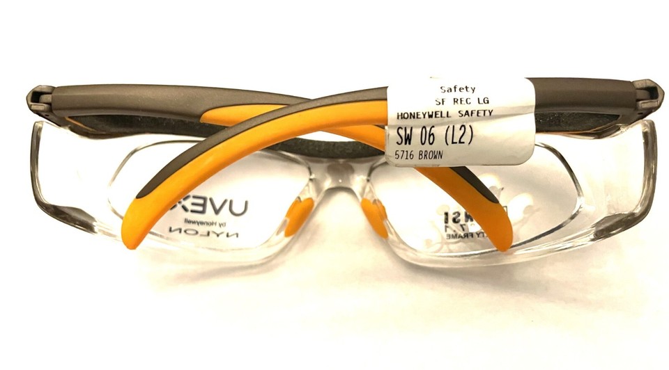 Uvex by Honeywell Safety Goggles Eyeglasses Frames SW06 Z87-2 57-16-125 ...