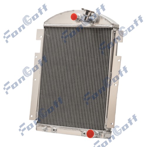 4 Row Aluminum Radiator Fit 1937-1938 38 Chevrolet Truck V8 Conversion ...
