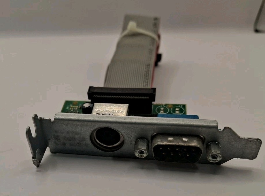 Dell RS232 COM Serial PS/2 DB9 Card W/Cable Y9003 F3636 0G504C 0Y73TJ ...