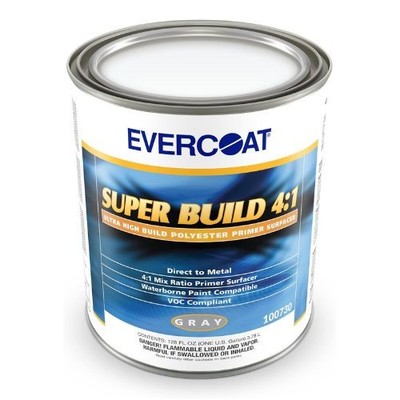 EVERCOAT 100730 Super Build Polyester Primer Surfacer, 4:1 Mixing, 1 ...