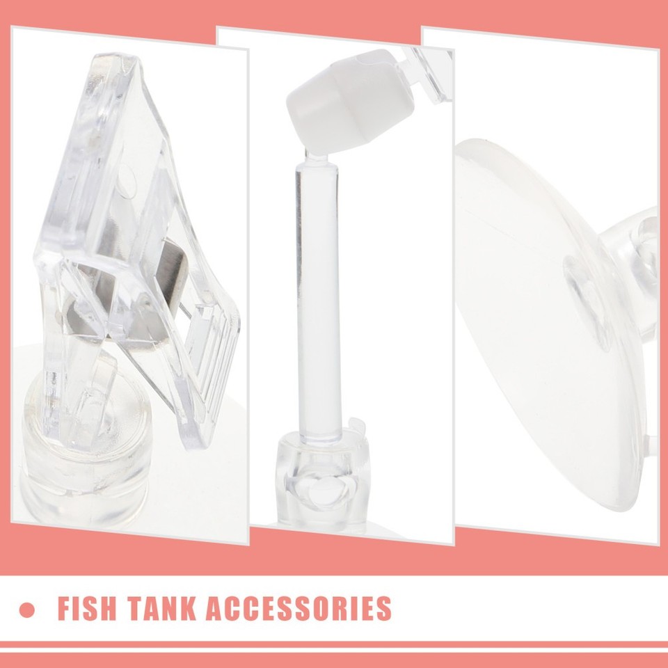 6 Pcs Plastic Fish Tank Cup Clip Seaweed Feeding Aquarium Tool | eBay ...