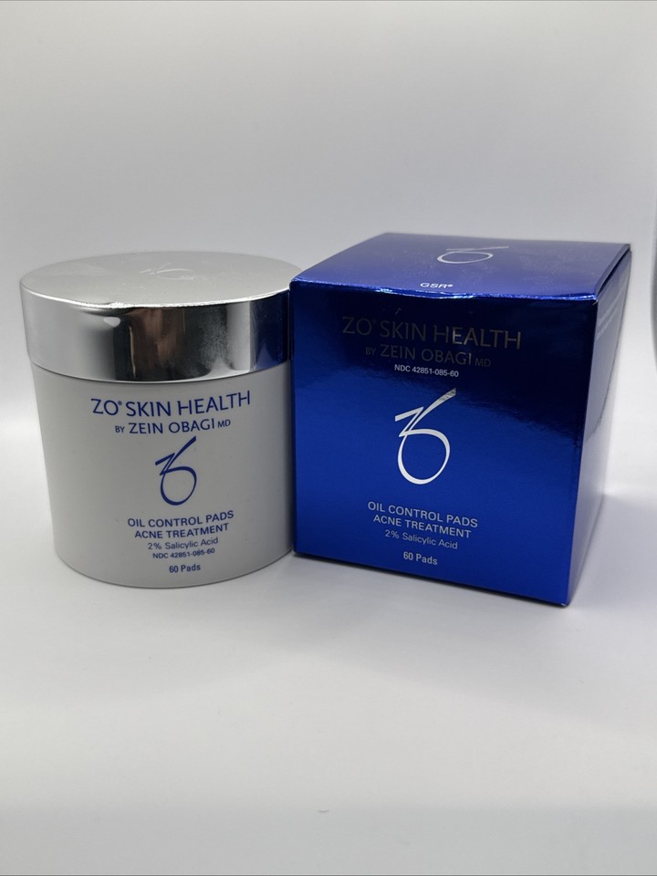 ZO Skin Health Oil Control Pads Acne Treatment 2% Salicylic Acid - 60 ...