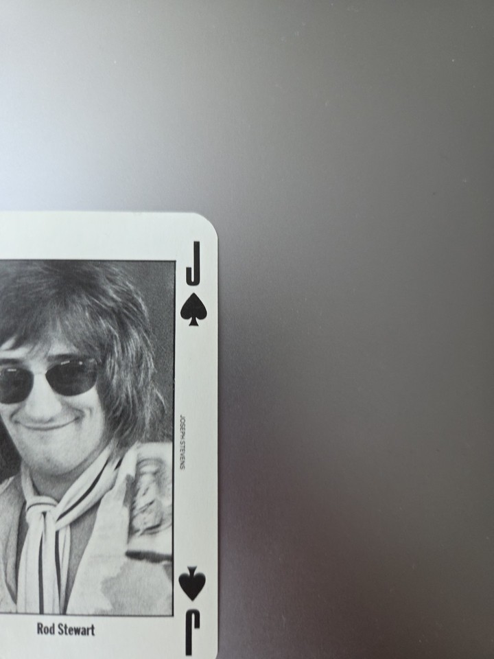 ROD STEWART - Rare NME Playing Card From 1992 | eBay UK