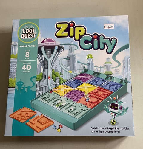 Zip City Logi Quest Board Game | eBay
