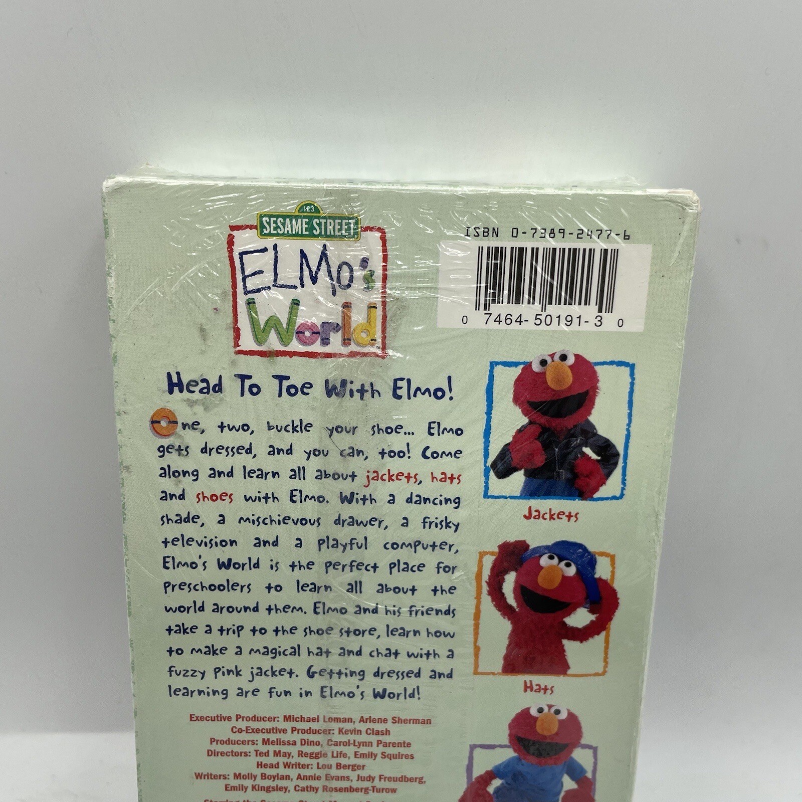 Elmos World - Head to Toe With Elmo (VHS, 2003) for sale online | eBay