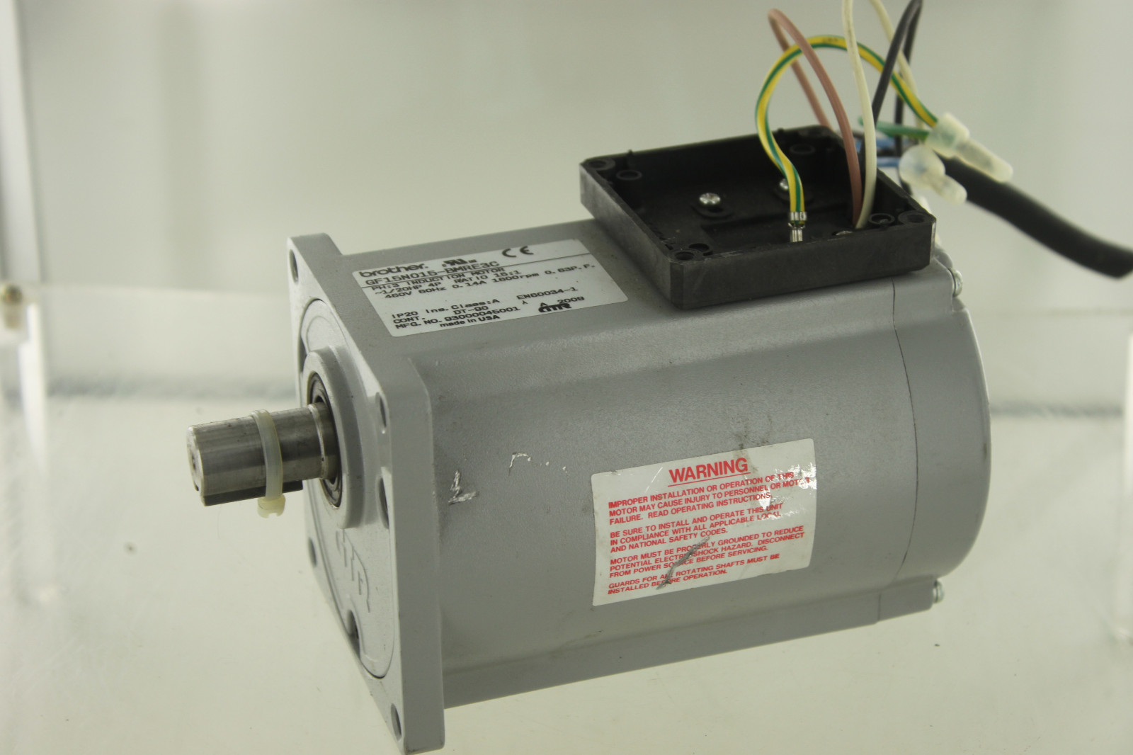 BROTHER GF15N015-BMRE3C ELECTRIC INDUCTION MOTOR 3PH 1/20HP #2 | eBay