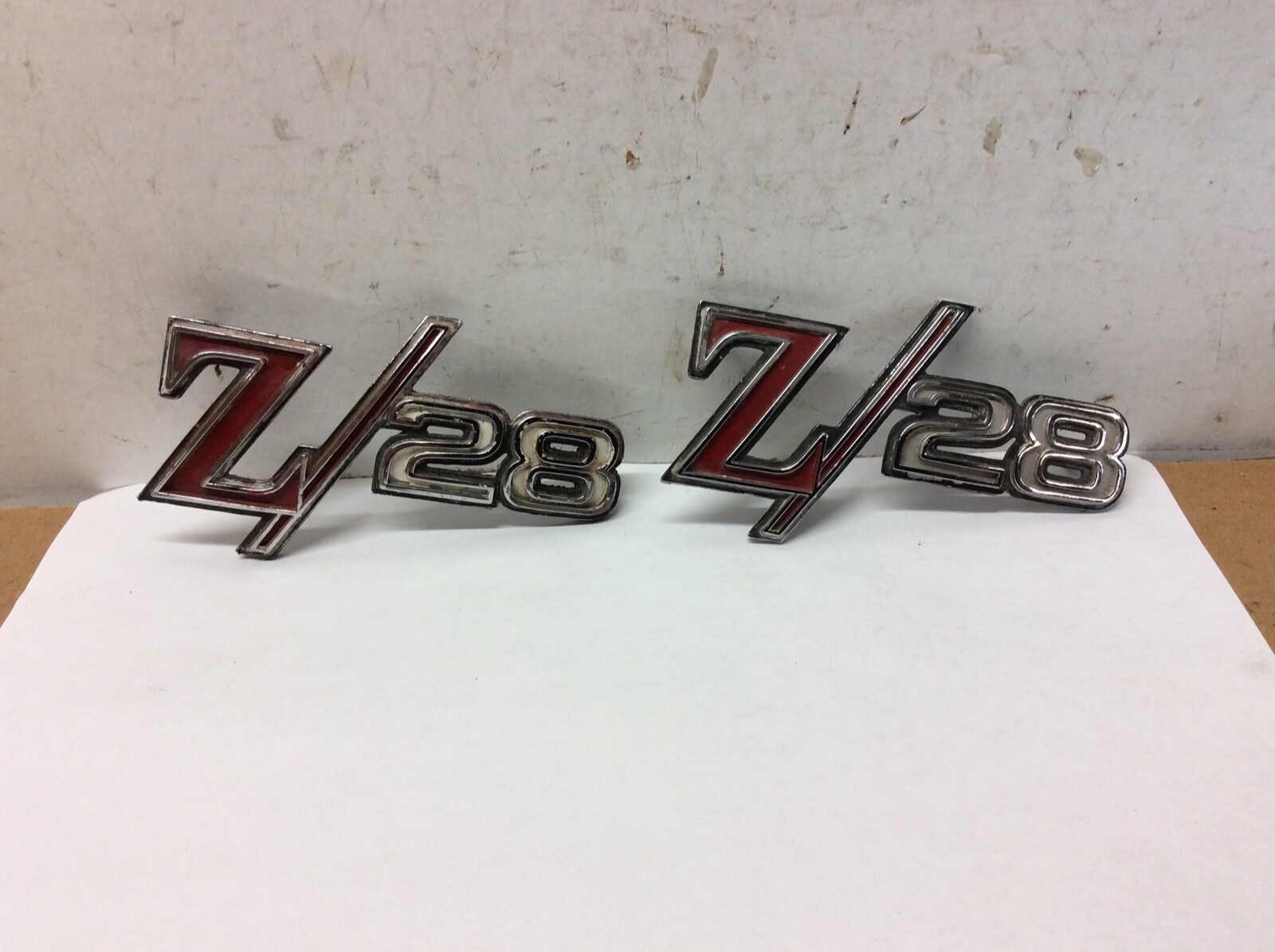 1969 69 CHEVY Camaro Z28 Fender Emblem SET 394968 Nice OEM | eBay