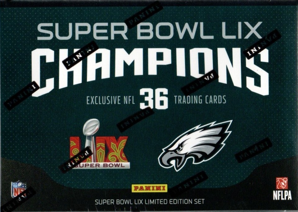 2025 Panini Super Bowl LIX Champions Philadelphia Eagles NFL 36 Card ...