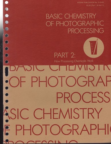 1971 Eastman Kodak Basic Chemistry Of Photographic Processing Part 2 | eBay