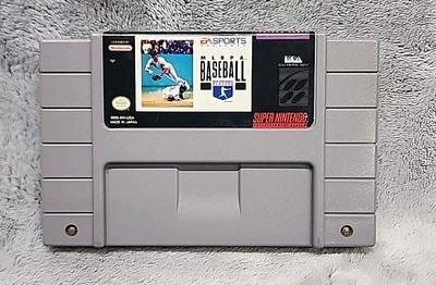 MLBPA Baseball Super Nintendo SNES Game 1994 Tested Authentic ...