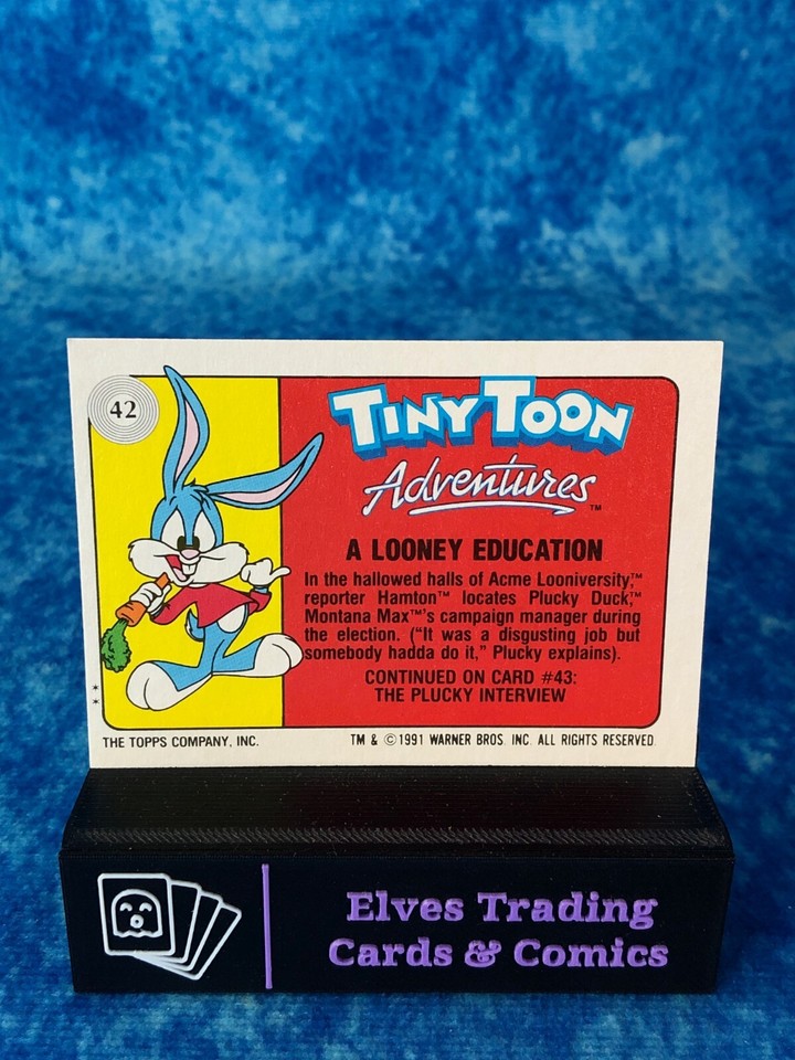 Tiny Toon Adventures UK VER SINGLE Non-Sport Trading card by Topps Ireland 1991 | eBay UK
