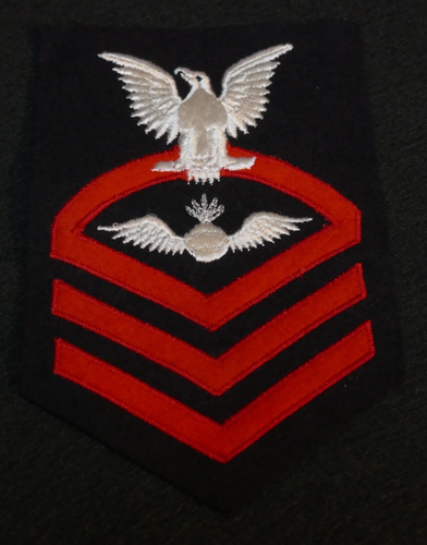 WWII USN Navy Aviation Ordnanceman Chief Petty Officer CPO Rate Patch ...