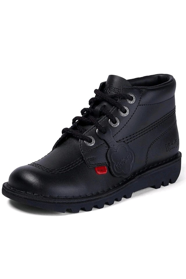 Kickers Kick Hi Men's Black Leather Ankle Boots - Black UK Sizes 6/6.5 ...