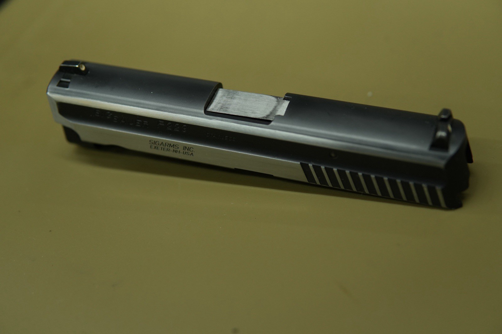 OEM SIG SAUER P229 COMPLETE TWO TONE SLIDE, BARREL, GUIDE ROD, SPRING ...