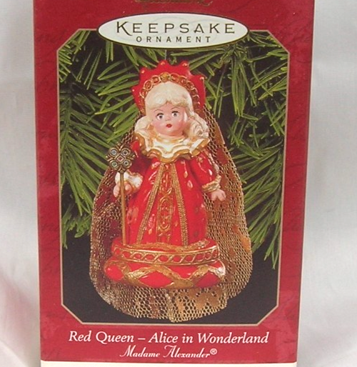 Hallmark Ornament 1999-Red Queen- Alice in Wonderland- Madame Alexander ...