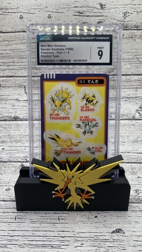 1998 Pokemon Bandai Carddass Mini Mini Stickers Electric Type CGC 9 ...