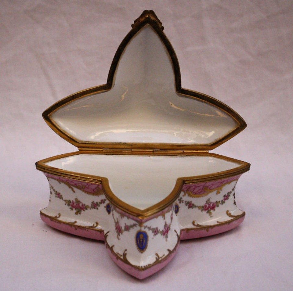 MAGNIFICENT RARE 19C FRENCH MEISSEN ENAMELED JEWELRY BOX | eBay