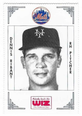 DENNIS RIBANT 1991 METS THE WIZ # 330 NEW YORK METS FREE SHIPPING | eBay