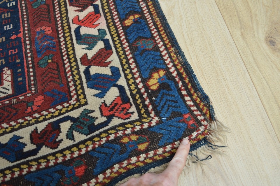 BEAUTIFUL ANTIQUE CAUCASIAN SHIRVAN RUG MUSIC FOR THE EYES COLORS kazak ...